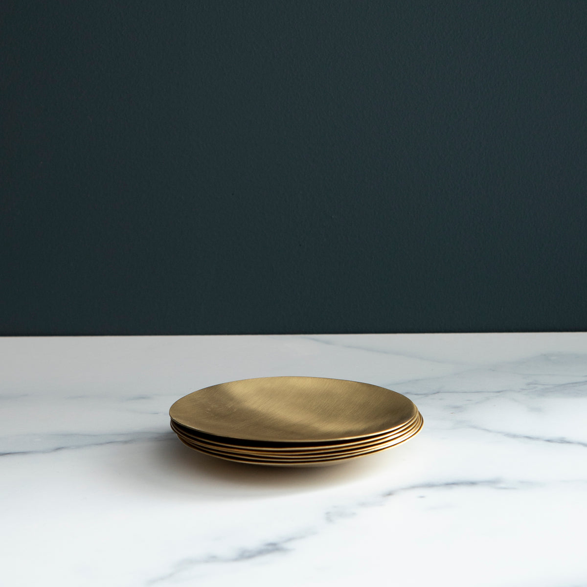 Round Brass Stacking Plates