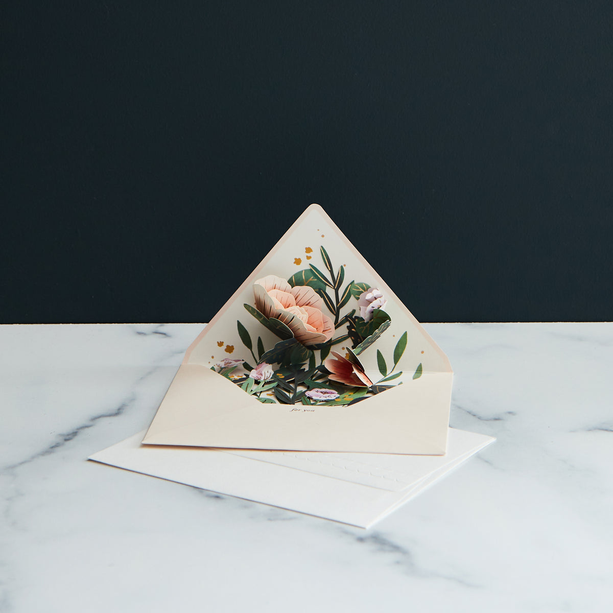 Wildflower Envelope Pop Up Card