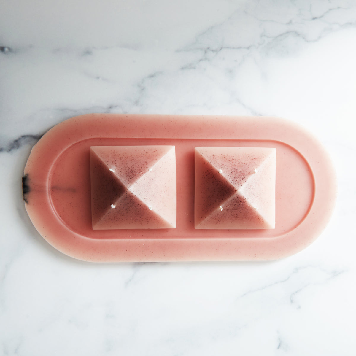 Pyramid Candles + Tray