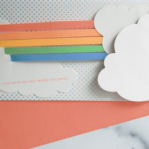 Rainbow Pop-Up Card