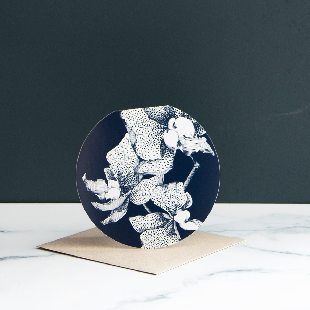 Orchid Clamshell Card