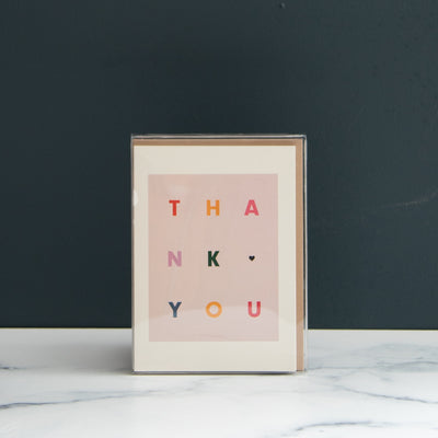 Thank You Multi-Color Card - Boxed Set